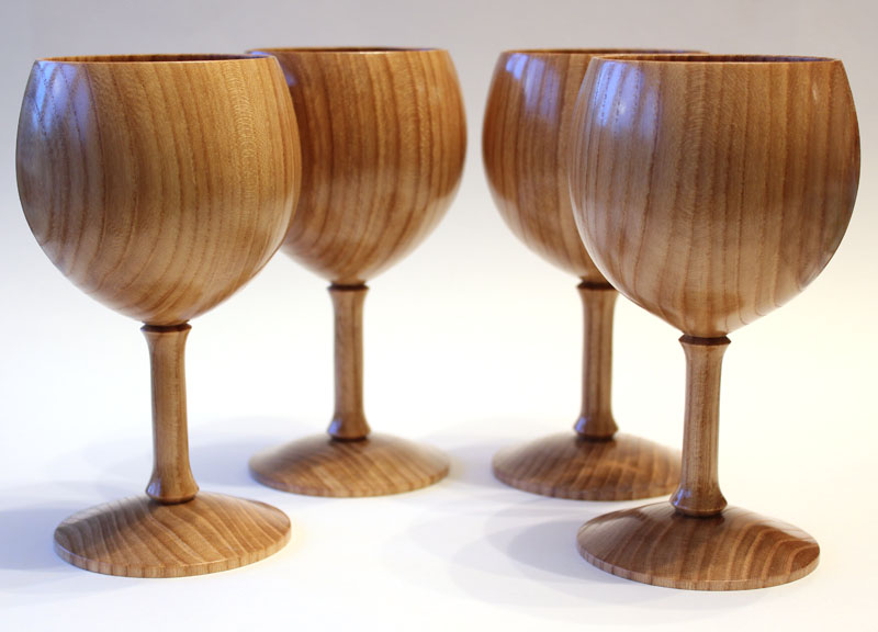 Turned wooden goblets | Creative Woodturning